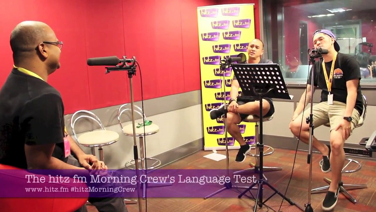 The hitz fm Morning Crew "Flappy Mamak" Language Test - video Dailymotion