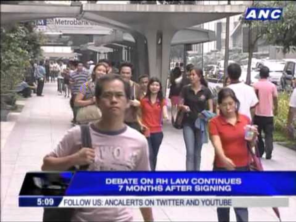 RH Law debate continues - video Dailymotion