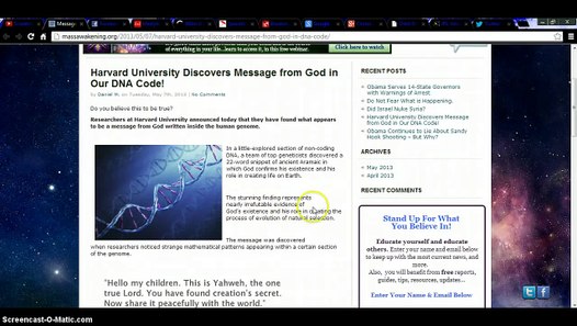 Harvard University Discovers Message from God in Our DNA Code! - video ...