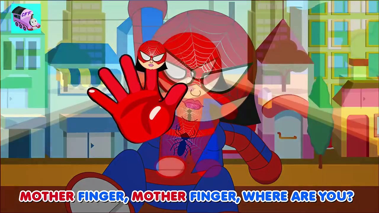 Finger Family (Spider Woman Family) Parody | Nursery Rhymes ...
