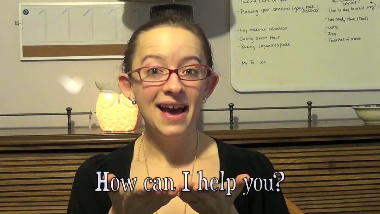 ASL Phrase of the Week #3 - "How can I help you?" - video Dailymotion