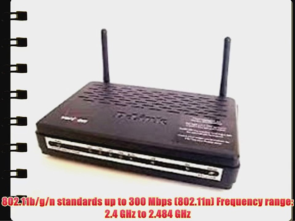 D-Link DSL Wireless N ADSL2 Modem Router Model DSL-2750B Verizon ver ...