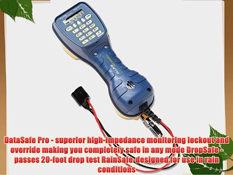 Fluke Networks 52801004 TS52 PRO Telephone Test Set with 346A Plug ...