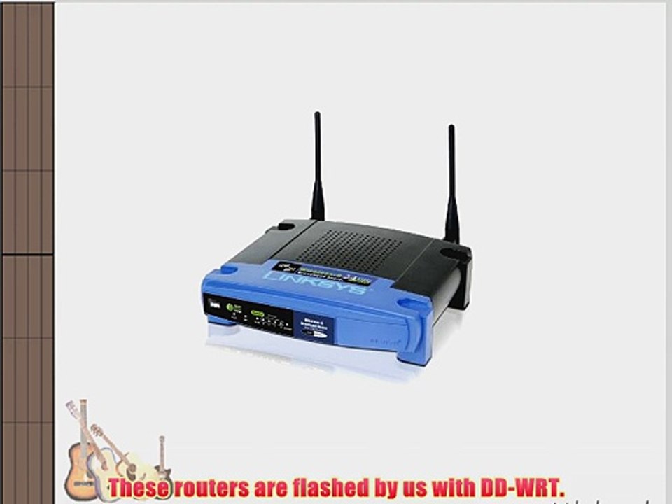 DD-WRT - LINKSYS WRT54GL ROUTER REPEATER BRIDGE WIFI WIRELESS G WAN ...