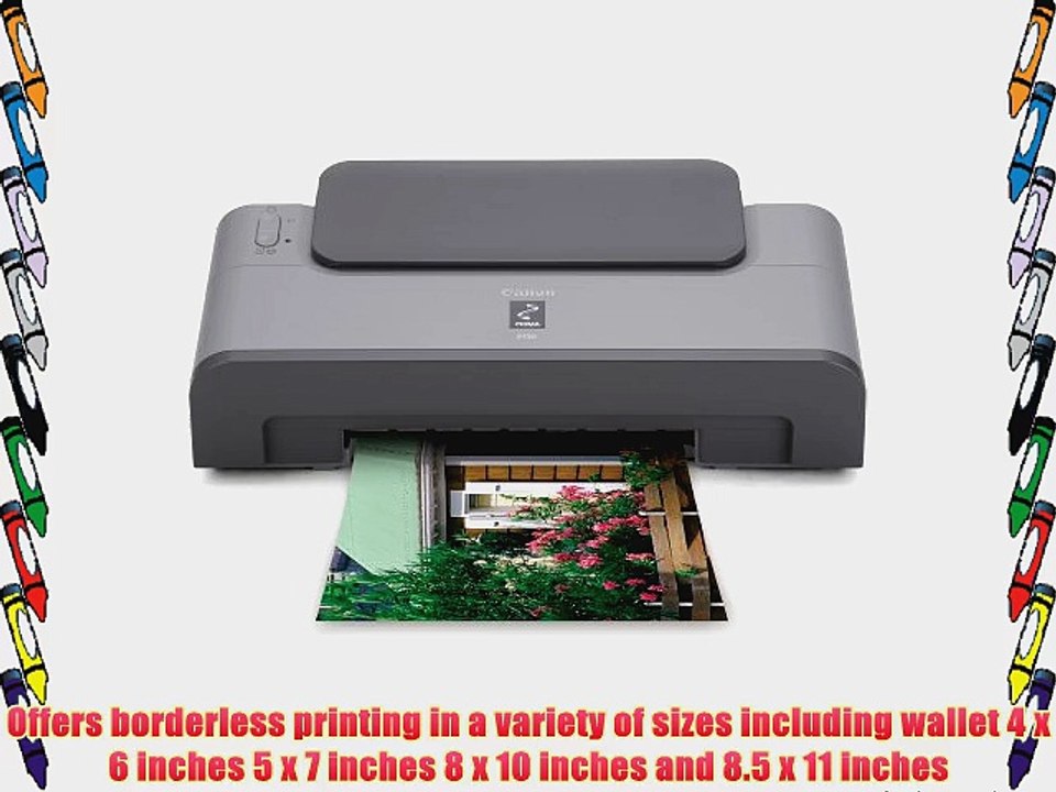 Canon PIXMA iP1700 Photo Inkjet Printer (Gray) - video Dailymotion