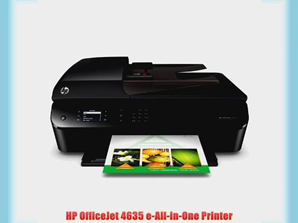 HP OfficeJet 4635 e-All-in-One Printer - video Dailymotion