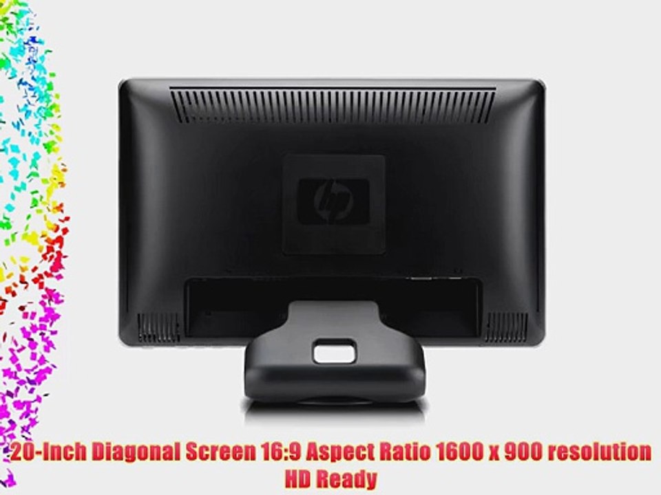 HP 2010i 20-Inch Diagonal HD Ready LCD Monitor - Black - video Dailymotion