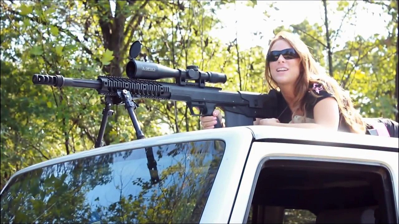 DESERT TACTICAL HTI .50BMG - Range Time with Cory & Erika - video ...