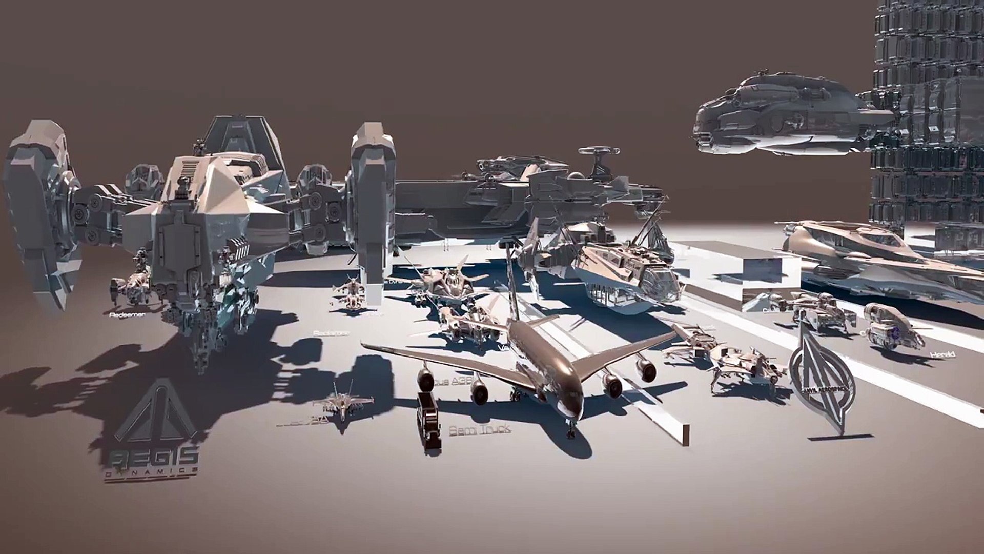 Star Citizen Ship Size Comparison Chart