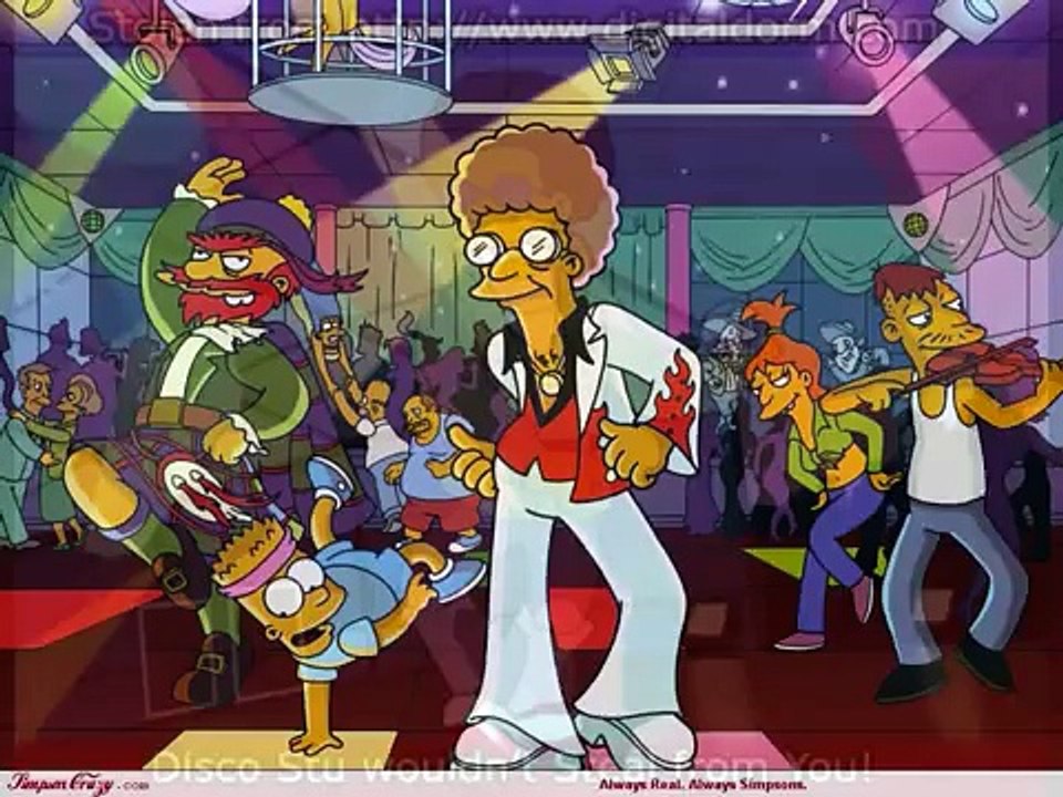 THE SIMPSONS. DISCO STU'S SONG - video Dailymotion