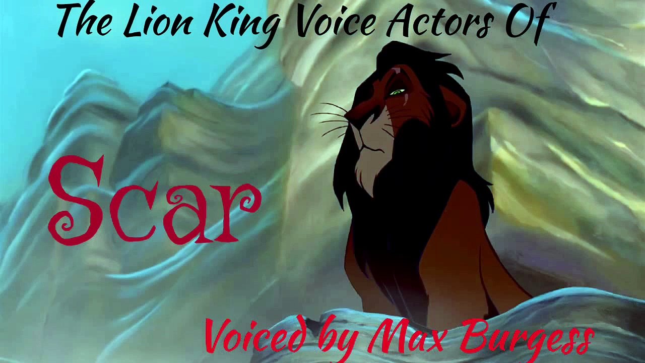 Scar The Lion Original Voice (The Lion King) - video Dailymotion
