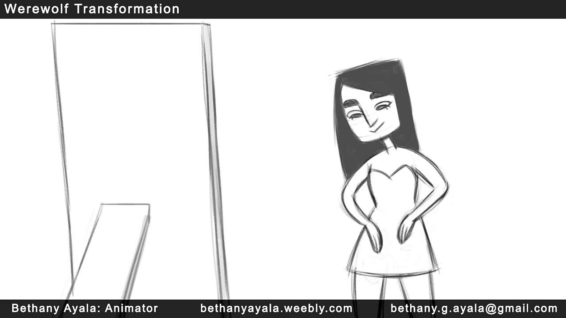 Werewolf Girl Transformation Cartoon