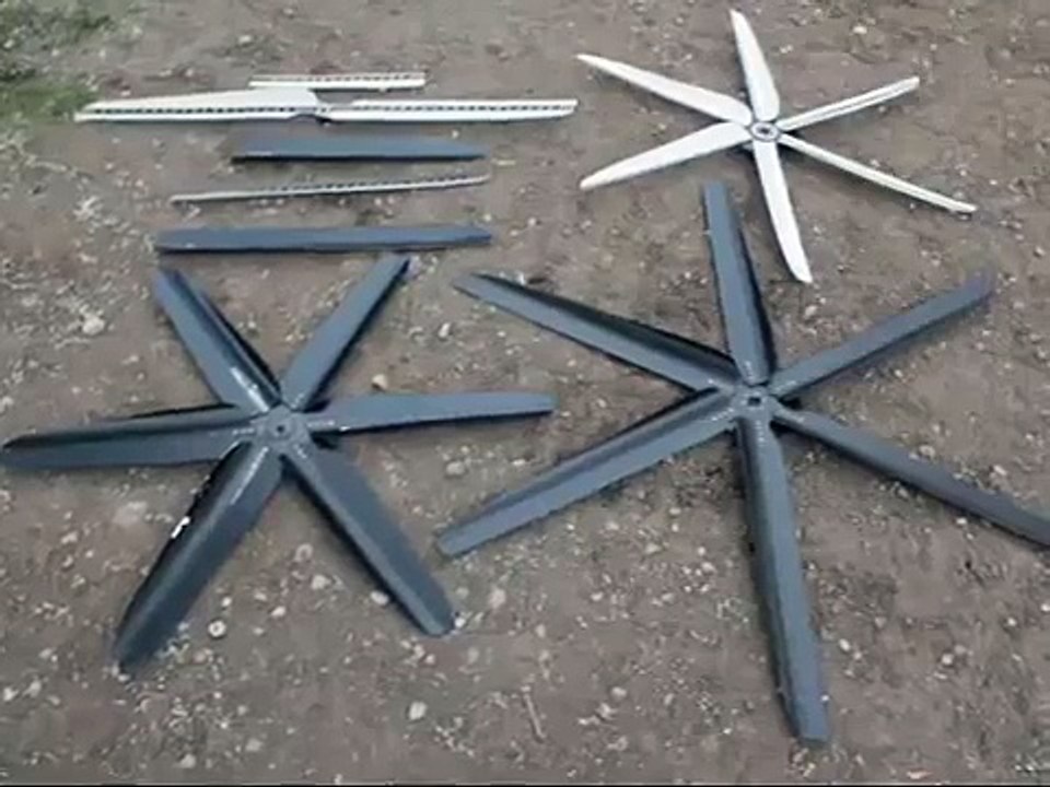 Steel Banded Blades DIY PVC Wind Turbine Blades Windmill Generator PMA ...