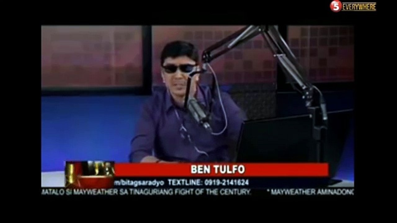 BITAG LIVE MAY 4, 2015 BITAG BEN TULFO MESSAGE TO PRO FRIENDS - video ...