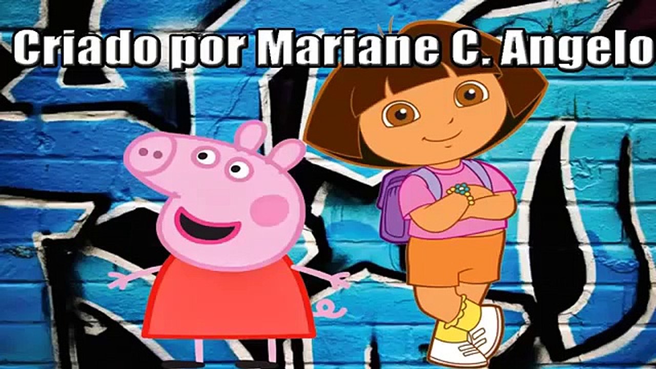 New Peppa Pig vs Dora Aventureira Batalha do Rap - video Dailymotion