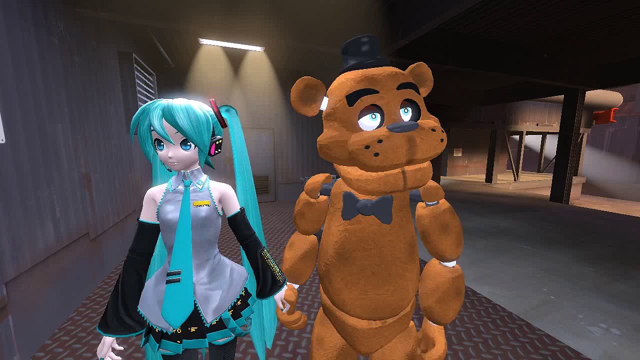 [FNAF][SFM] Freddy x Hatsune miku - video Dailymotion