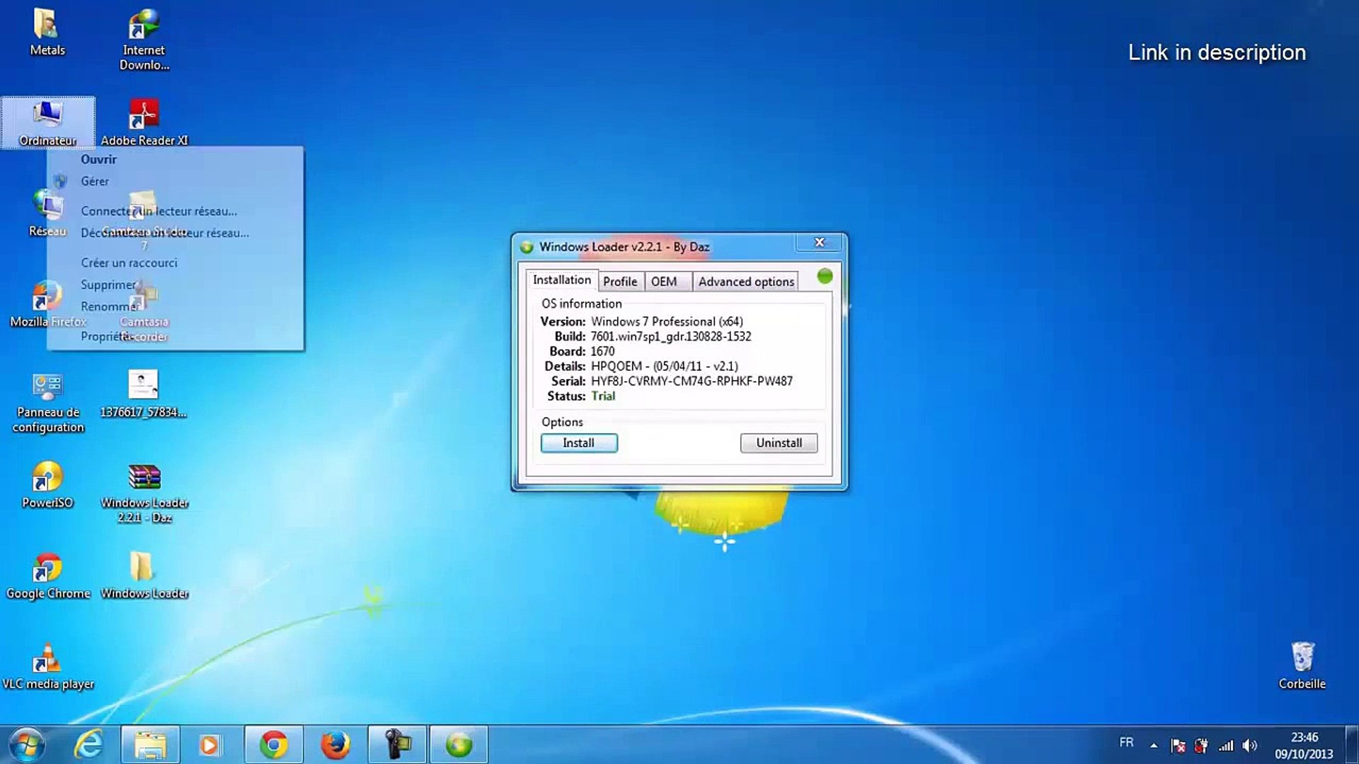 Windows 7 Loader Activator V221 By Daz Youtube Winloader By Daz