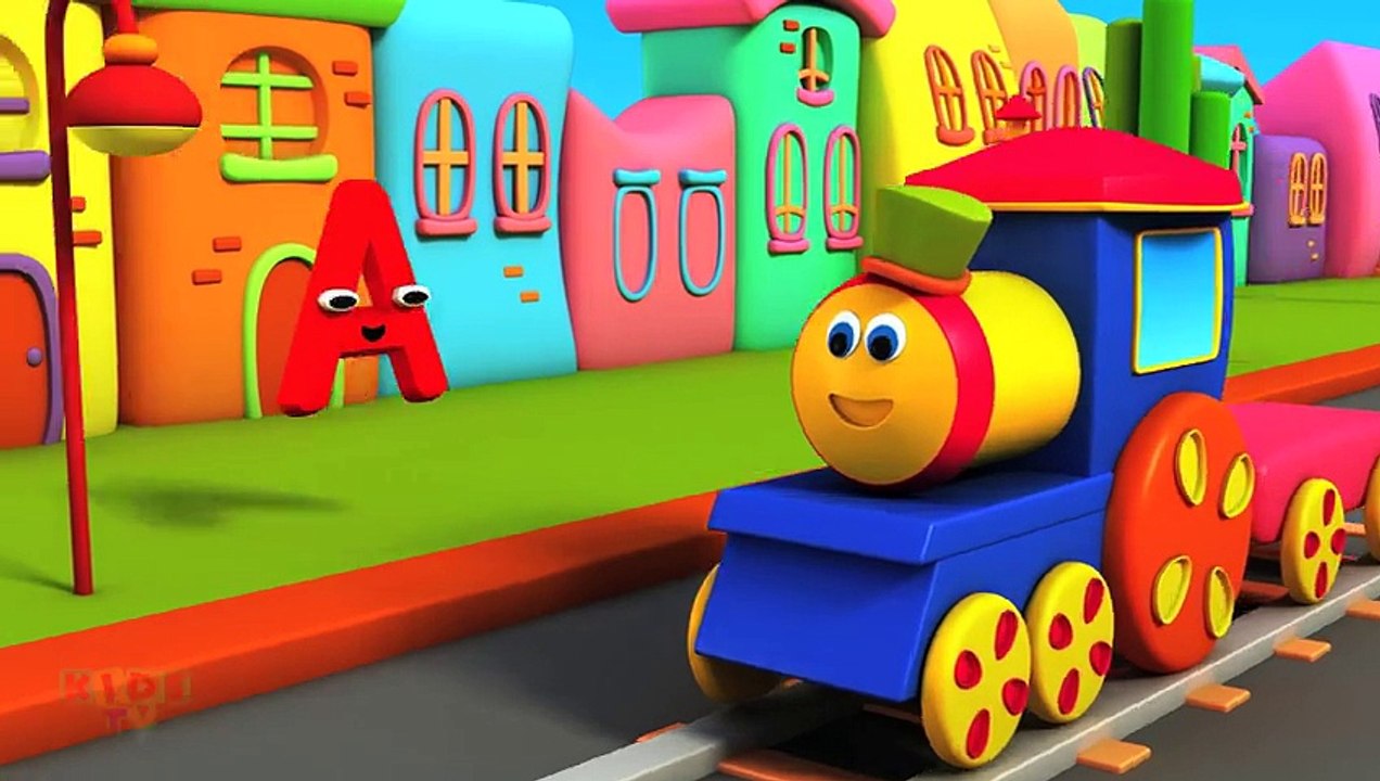 Bob, The Train - Alphabet Adventure - ABC Song - Nursery Rhymes - kids ...