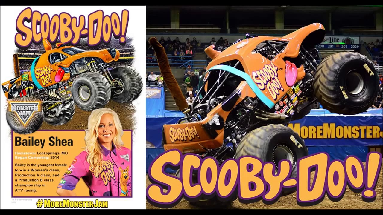 Monster Jam bailey Shea Driver of Scooby-Doo - video Dailymotion