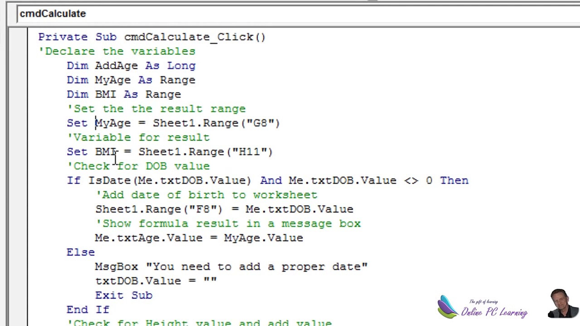 Découvrir 61+ imagen formule vba avec variable - fr.thptnganamst.edu.vn Découvrir 61+ imagen formule vba avec variable - fr.thptnganamst.edu.vn
