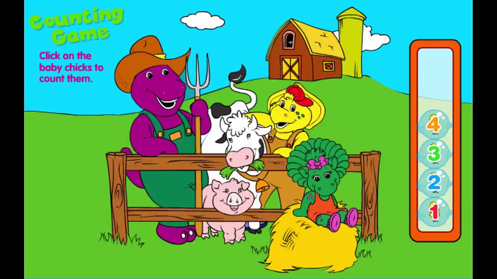 Barney & Friends Count with BJ Animation Sprout PBS Kids Game Play💐 ...