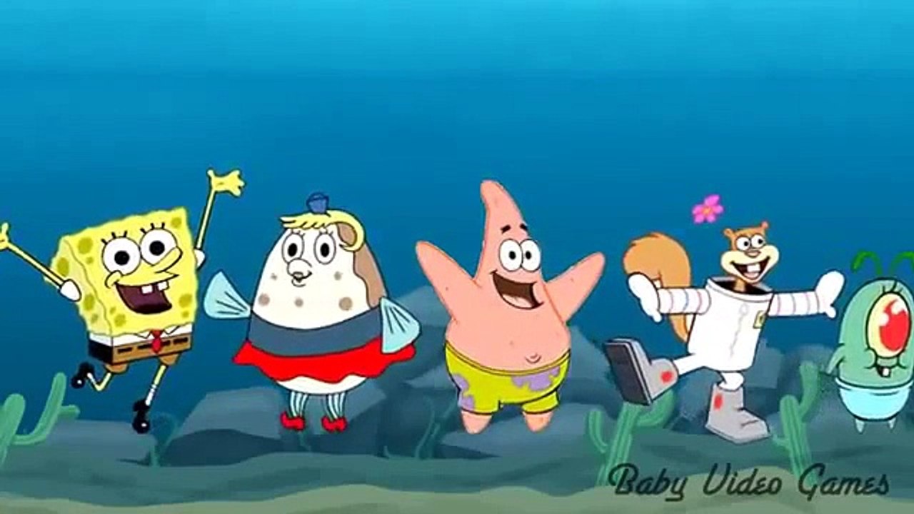 SpongeBob SquarePants Daddy Finger Family - Kids Songs Nursery Rhymes ...