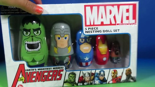 MARVEL Avengers Stacking Cups Thorn Hulk Captain America Iron Man ...