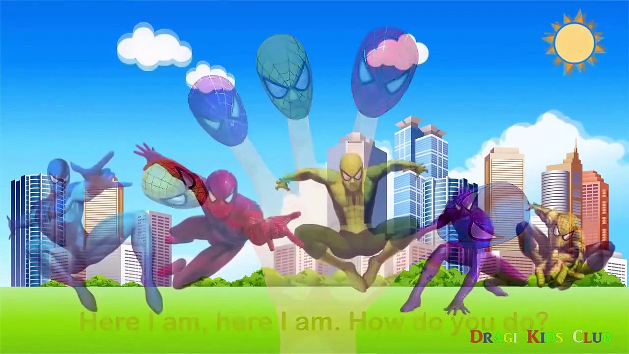 Finger Family Spiderman | Nursery Rhymes Children Songs | Spiderman ...
