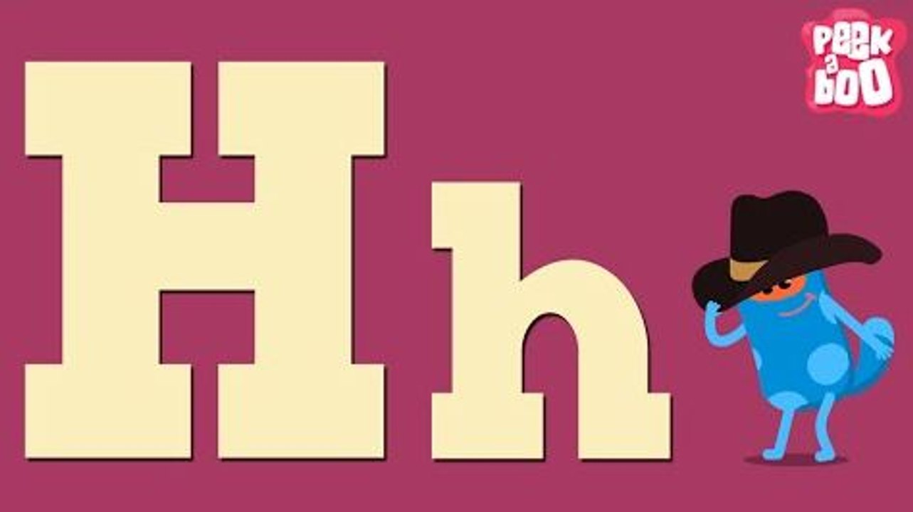 The H Song - The Happy Song | Learn Alphabets A - Z | English Songs And ...