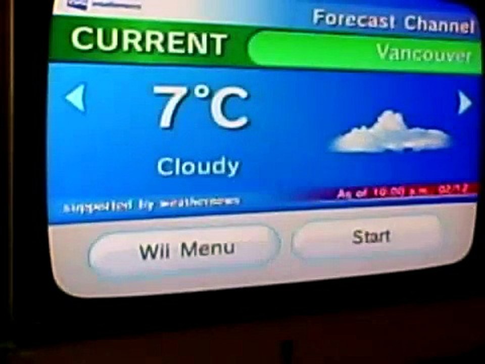My wii menu - video Dailymotion