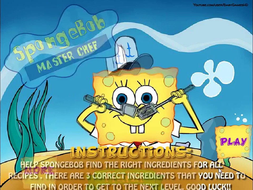 Spongebob Master Chef Cooking Recipes - Spongebob New Games - video ...