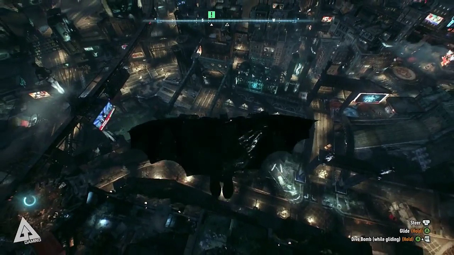 Batman Beyond Arkham City Gliding