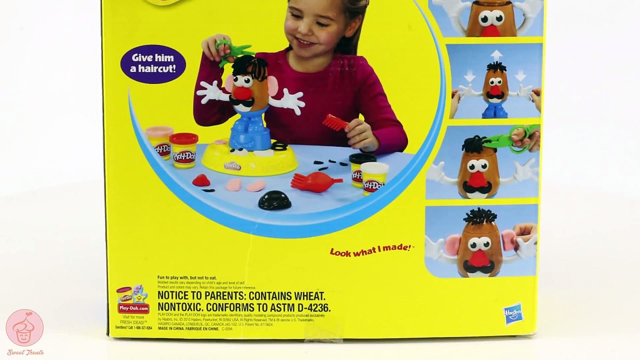 Play doh MR. POTATO HEAD Shape-A-Spud Playset TOY Review | Sweet Treats ...