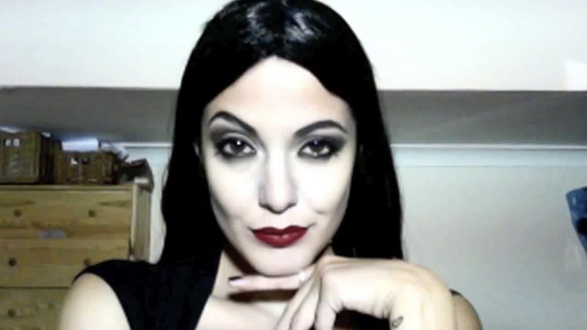 Addams Family Morticia Makeup Tutorial | Makeupview.co