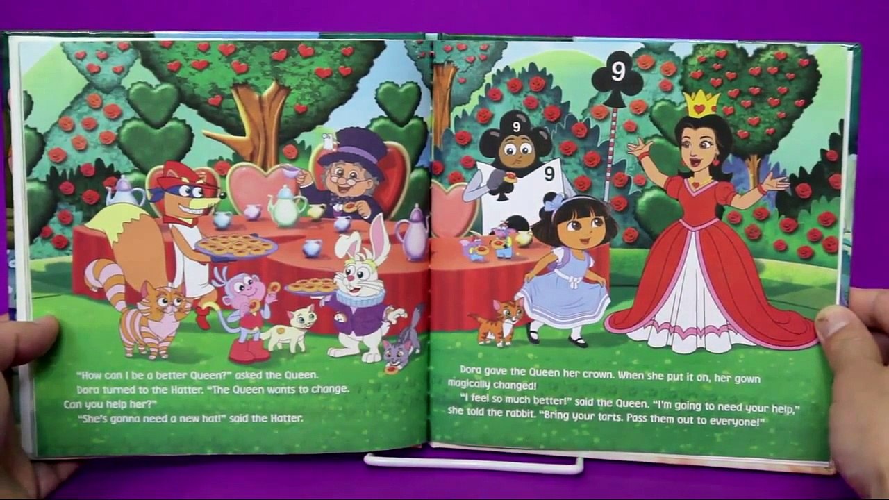Dora The Explorer, Dora in Wonderland - Nickelodeaon - Lets Read Kids ...