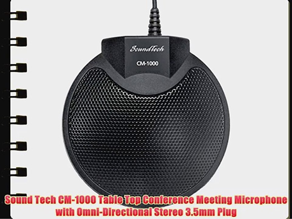 Sound Tech CM-1000 Table Top Conference Meeting Microphone with Omni ...