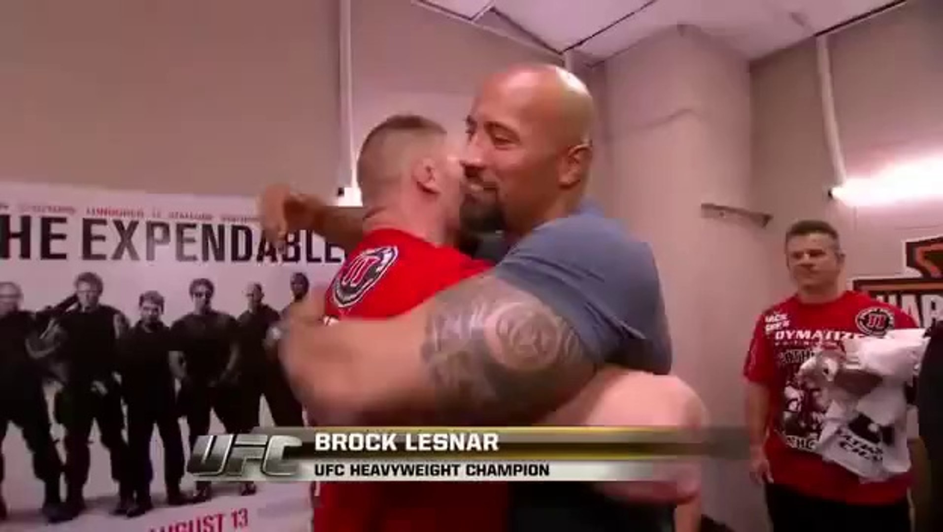 Brock Lesnar And The Rock Brock Lesnar Ends Undertaker's WrestleMania