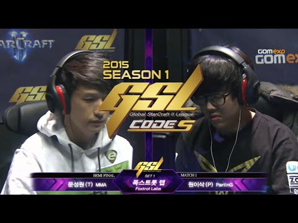 MMA vs Parting TvP Code S Ro4 Match 1 Set 2, 2015 GSL Season 1 - StarCraft 2 - 동영상 Dailymotion