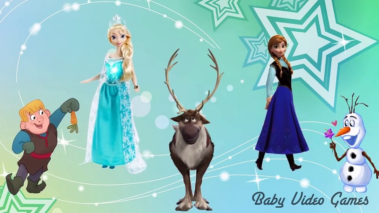 Frozen Elsa Anna Finger Family Cartoon for Children Nursery Rhymes ...