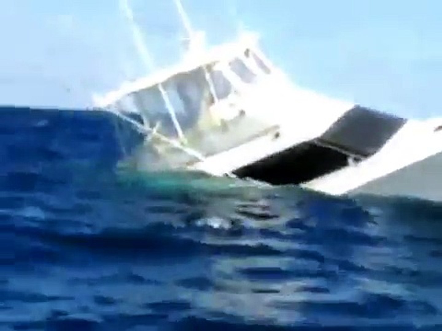 Giant Black Marlin Sinks Boat