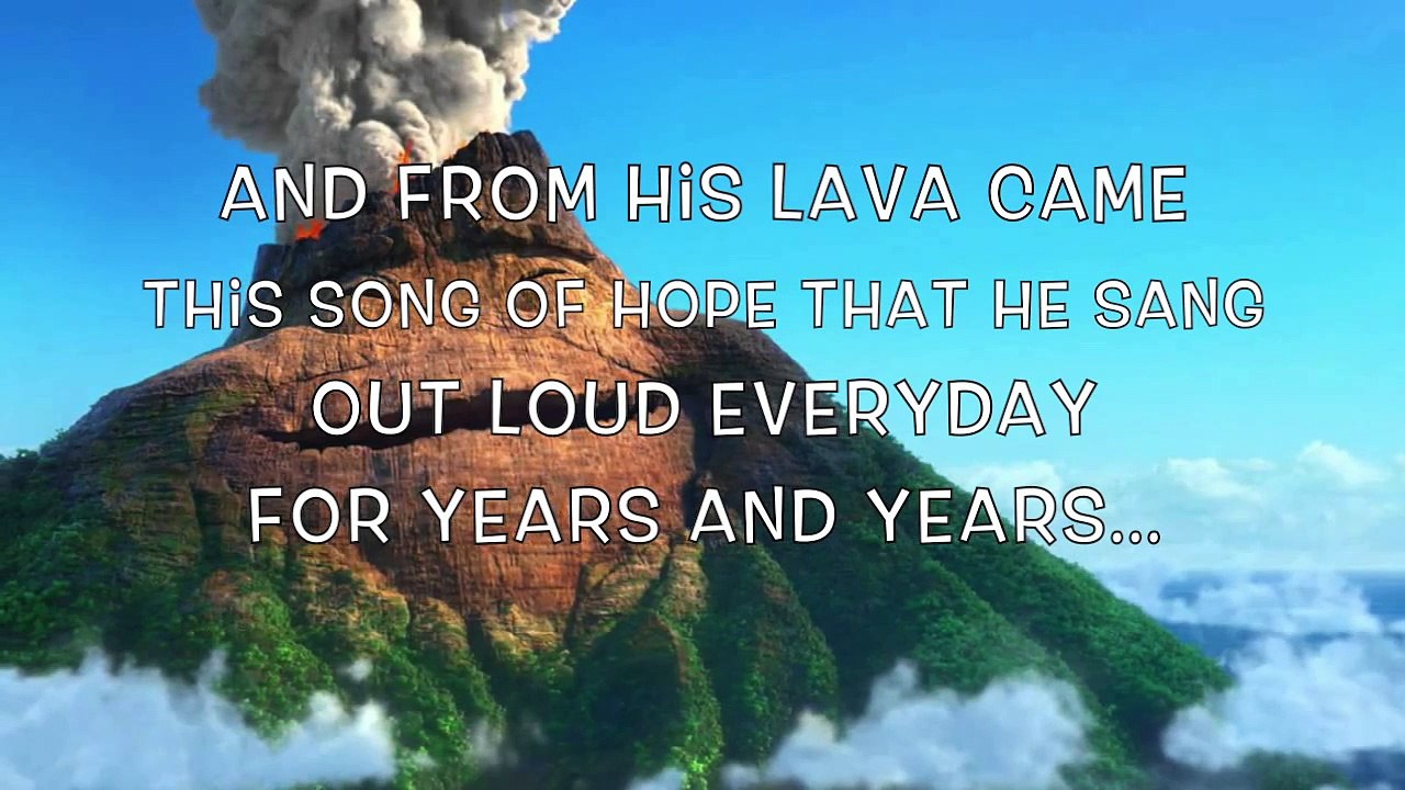 Disney Pixar's "Lava" Short Film (karaoke Instrumental w/ Lyrics ...
