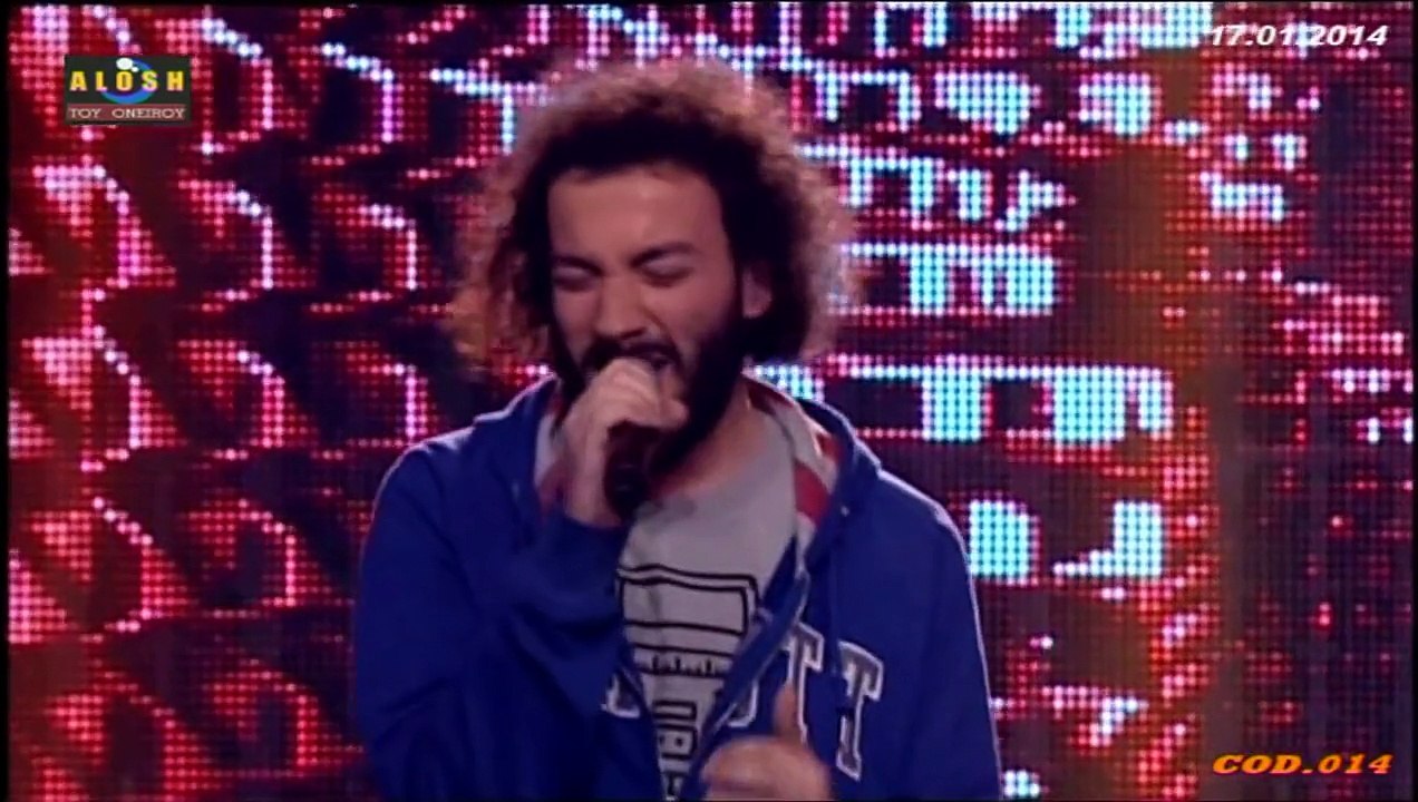 The Voice Of Greece - Παναγιωτης Βιντζηλαιος..17/1/2014 - video Dailymotion
