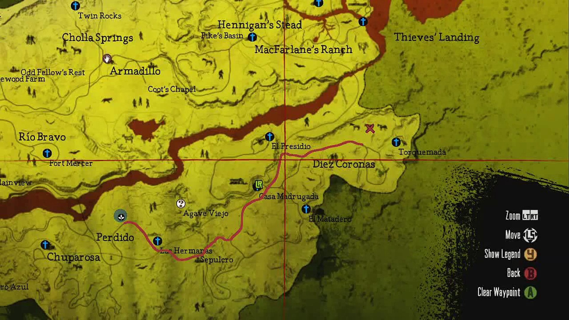 Red Dead Redemption Undead Nightmare Chupacabra Location On Map