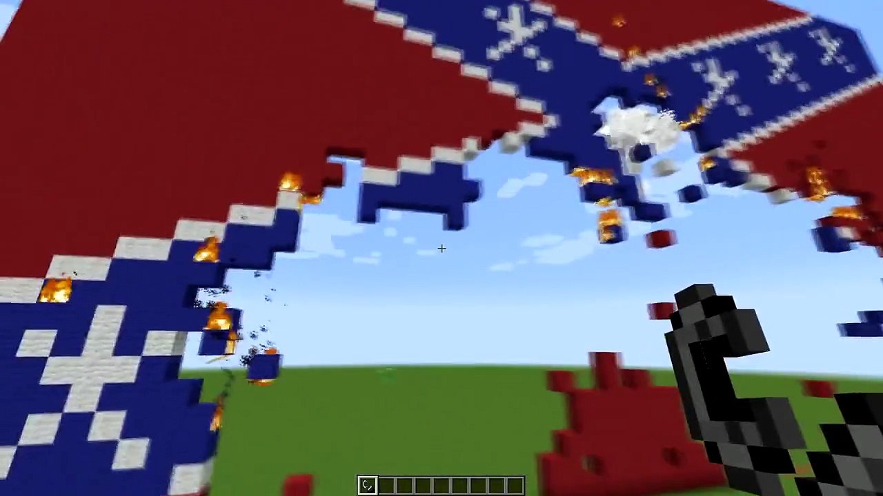 MINECRAFT- Confederate Flag Burning - video Dailymotion