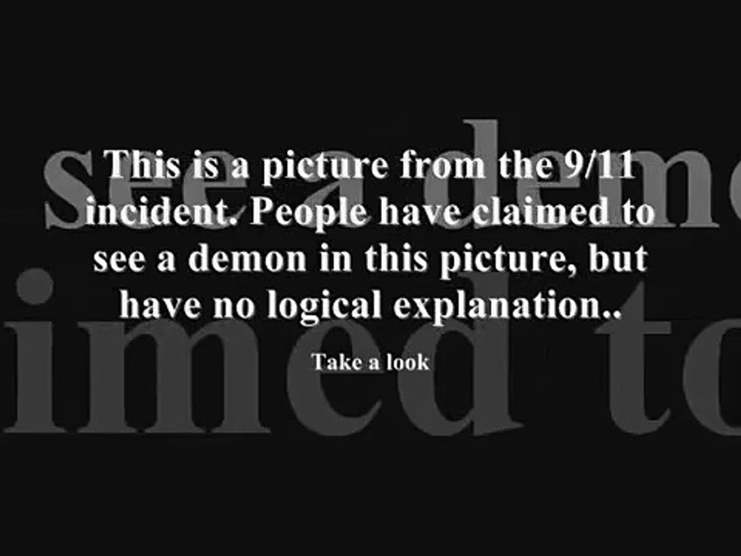 Demon Faces In Smoke