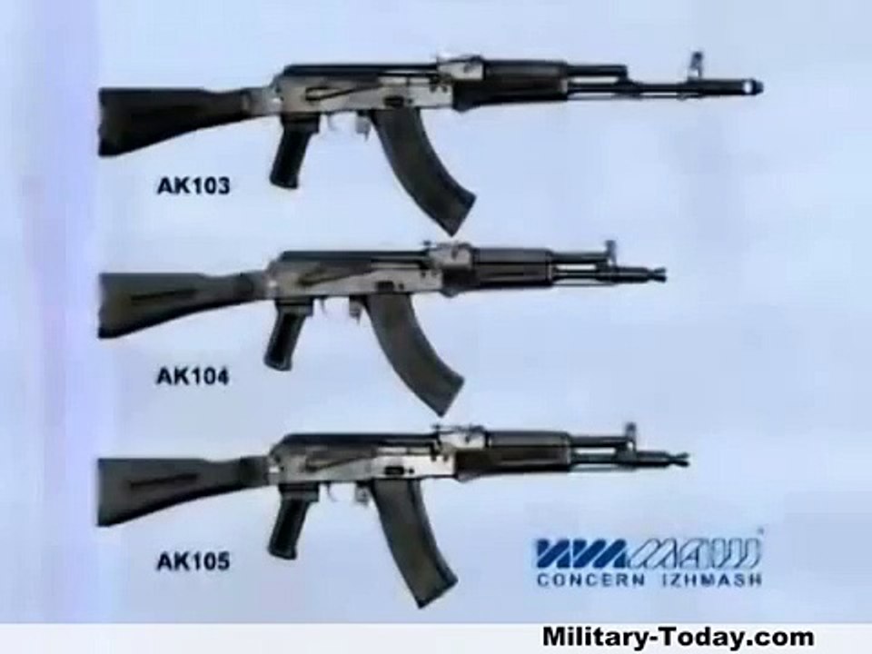 AK-100 Series Assault Rifles | Military-Today.com - video Dailymotion