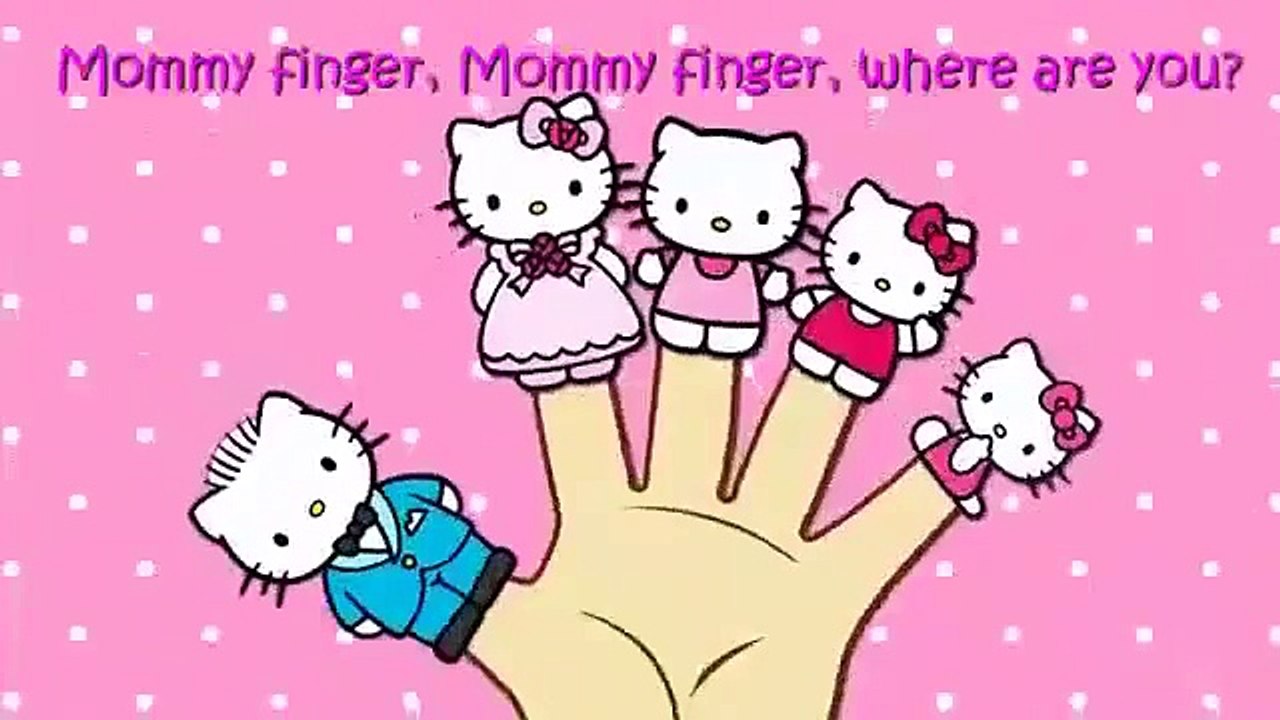 Finger Family Song Hello Kitty - Nursery Rhymes Kids Songs and Children ...