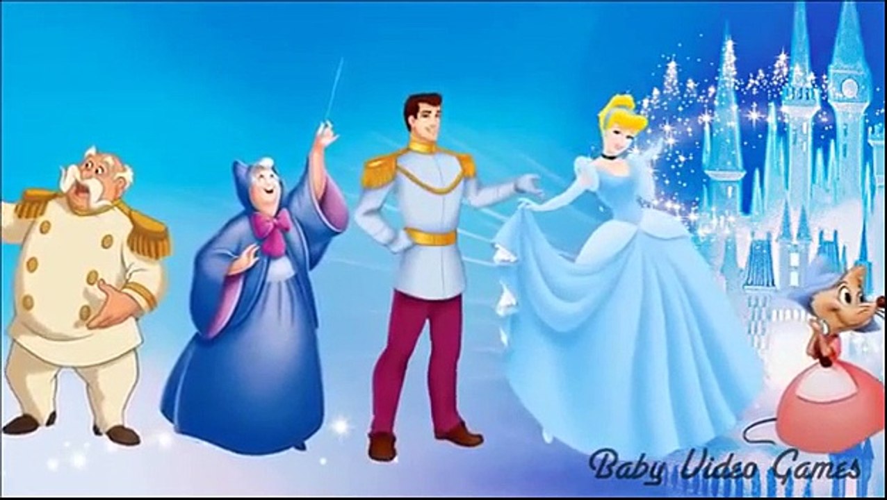 Disney princess Cinderella Kids Songs Nursery Rhymes | Daddy finger ...