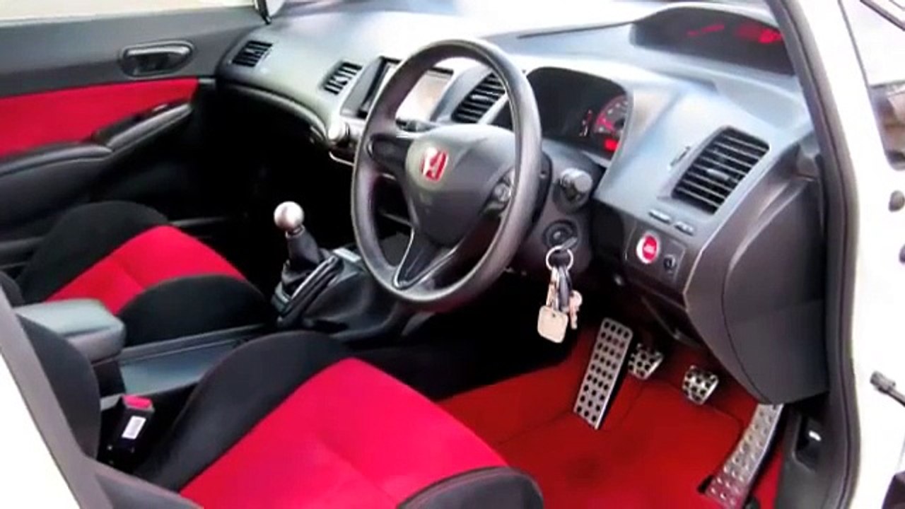 Honda Civic Type-R FD2 - Interior - Walkround - VTEC indicator - video ...