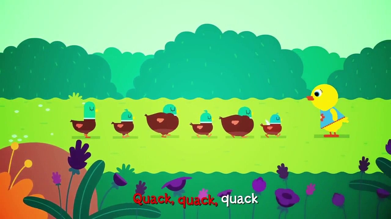 BabyFirst TV Six Little Ducks with Lyrics Nursery Rhymes for Children ...